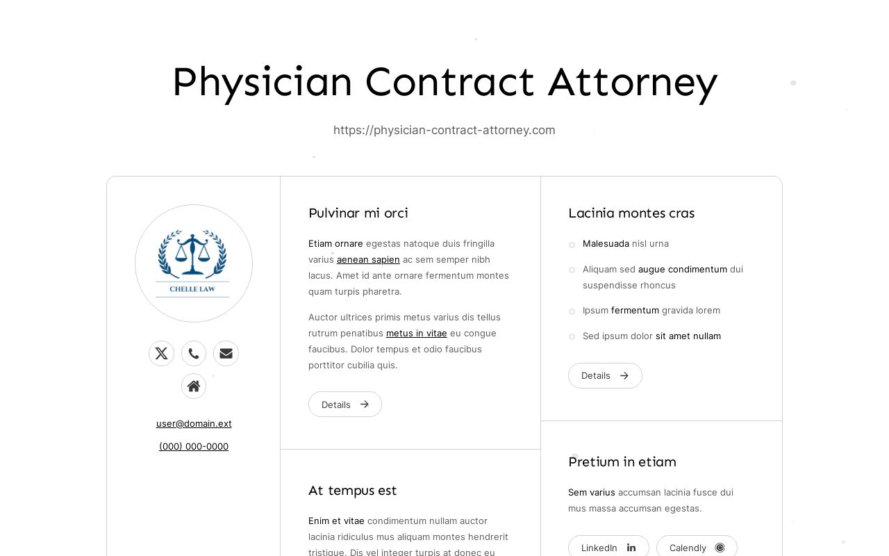 Physician Contract Attorney